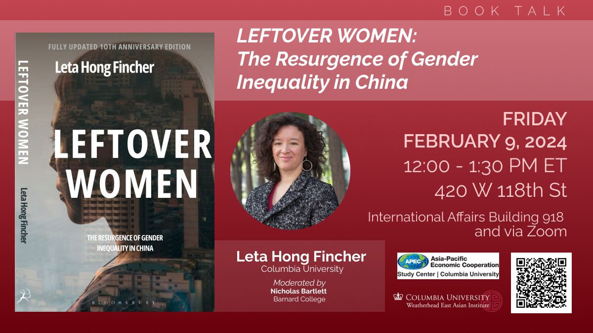 Leftover Women: The Resurgence of Gender Inequality in China, 10th ...