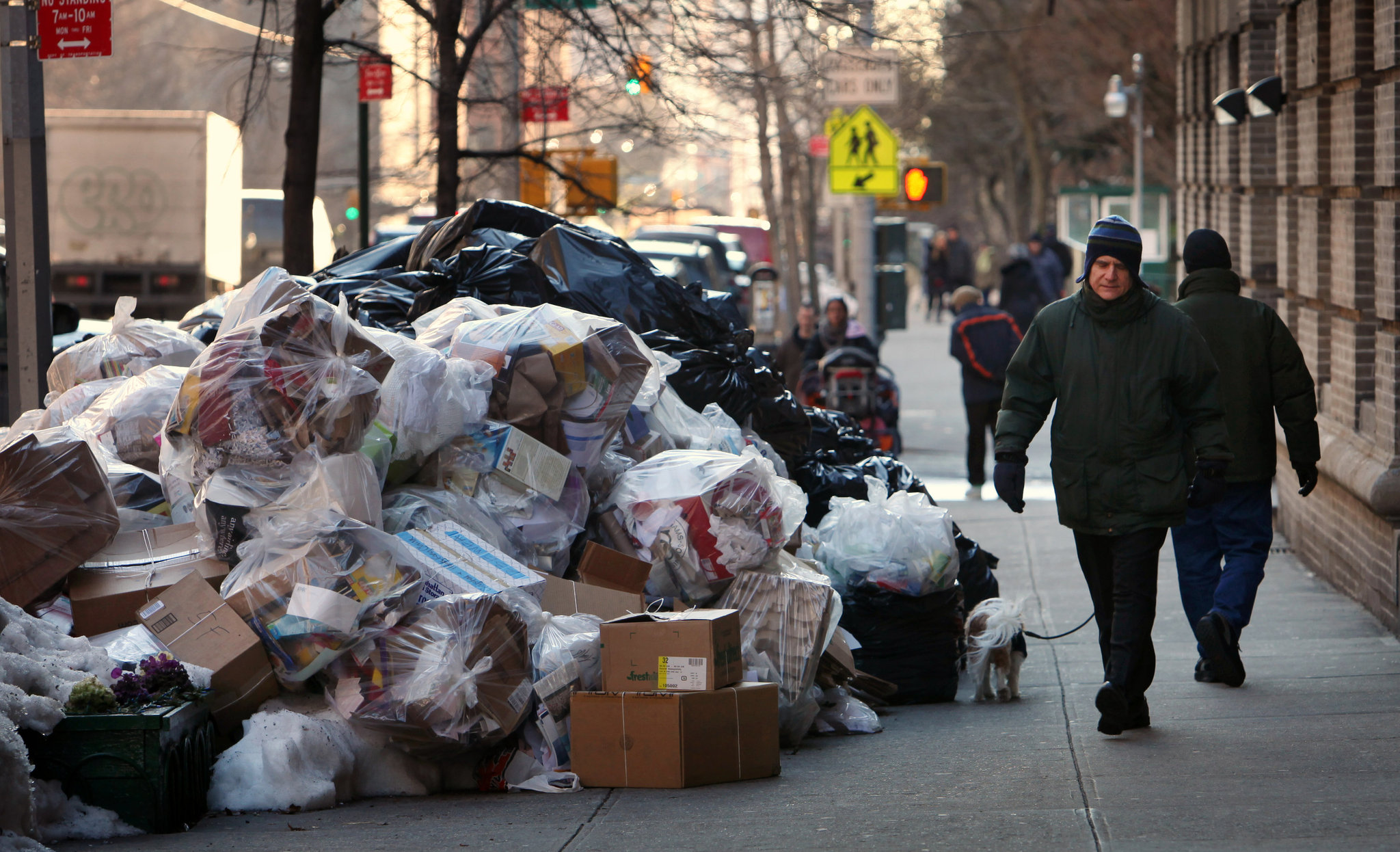 New York City generates 44 million pounds of garbage a day. The city ...