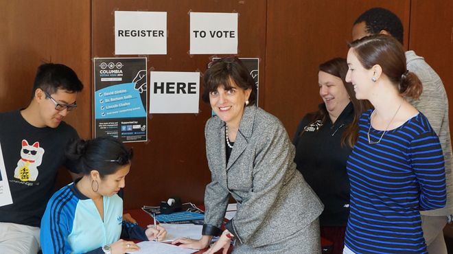 NASPAA Honors Professor Ester Fuchs | Columbia SIPA