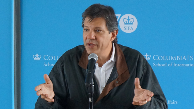 Fernando Haddad Discusses Challenges of Urbanization in Brazil ...