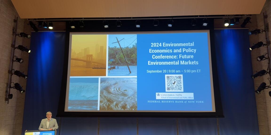 CEEP-Fed Conference Tackles Future of Environmental Markets | Columbia SIPA