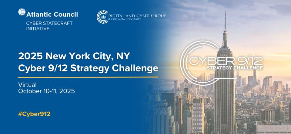 NYC Cyber 9/12 Strategy Challenge | Columbia SIPA